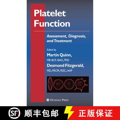 【3-4周达】精装 Platelet Function: Assessment, Diagnosis, and Treatment [9781588292445]