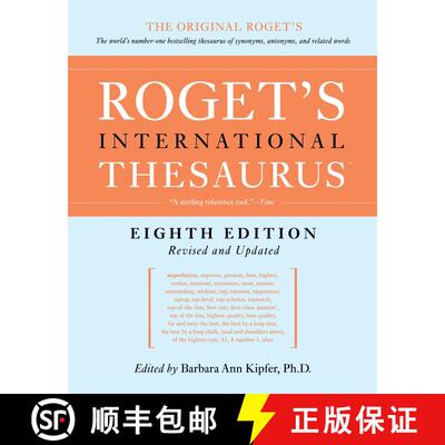 【3-4周达】精装 Roget's International Thesaurus, 8th Edition [Thumb Indexed] [9780062843722]