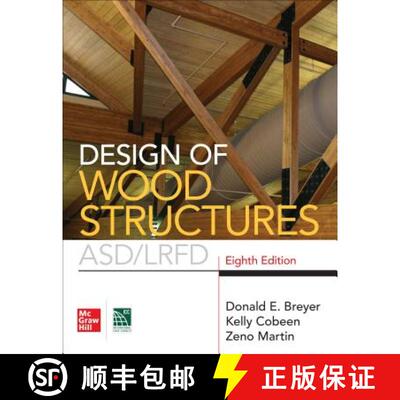 【3-4周达】精装 Design of Wood Structures- Asd/Lrfd, Eighth Edition [9781260128673]