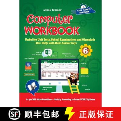 【3-4周达】Computer Workbook Class 6: Useful for Unit Tests, School Examinations & Olympiads [9789357942799]