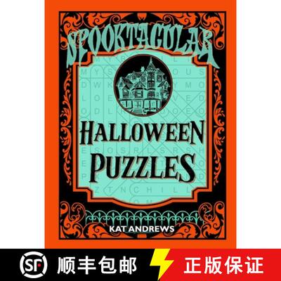 【3-4周达】Spooktacular Halloween Puzzles: Large Print for Adults [9798985346978]