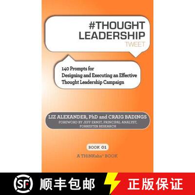 【3-4周达】# Thought Leadership Tweet Book01: 140 Prompts for Designing and Executing an Effective Th... [9781616990923]