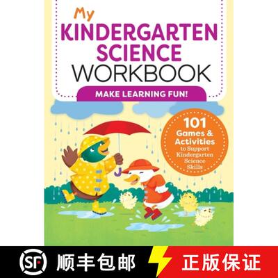 【3-4周达】My Kindergarten Science Workbook: 101 Games & Activities to Support Kindergarten Science S... [9781638781424]