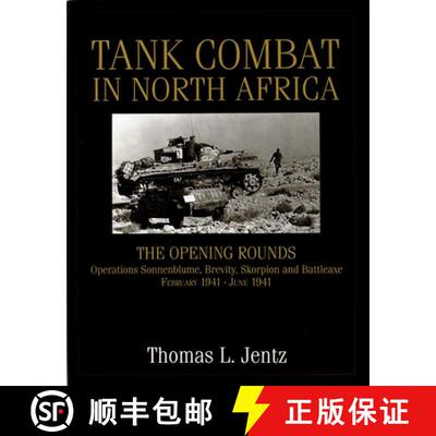 【3-4周达】精装 Tank Combat in North Africa: The ening Rounds erations Sonnenblume, Brevity, Skorpion... [9780764302268]