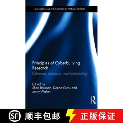 【3-4周达】精装 Principles of Cyberbullying Research : Definitions, Measures, and Methodology [9780415897495]