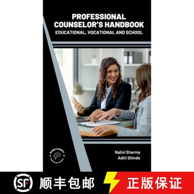 【3-4周达】Professional Counselors Handbook: Educational Vocational and School [9789360844431]