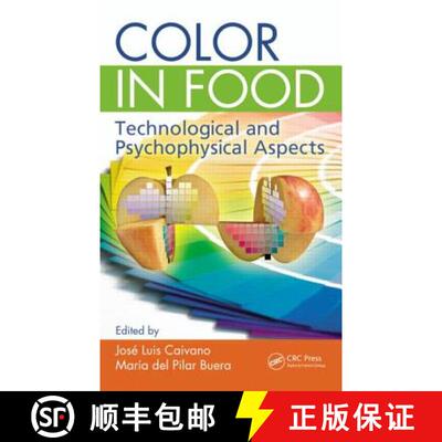 【3-4周达】精装 Color in Food : Technological and Psychophysical Aspects [9781439876930]