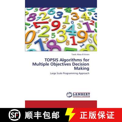 预订 Topsis Algorithms for Multiple Objectives Decision Making [9783659431715]