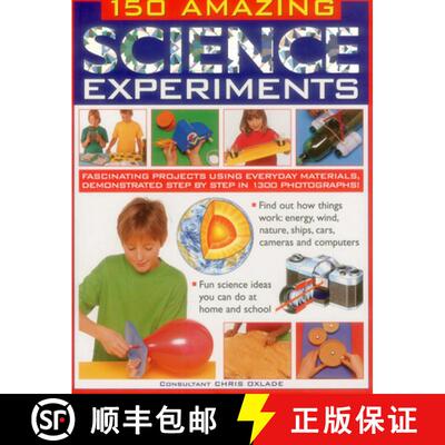 【3-4周达】150 Amazing Science Experiments: Fascinating Projects Using Everyday Materials, Demonstrat... [9781861474728]