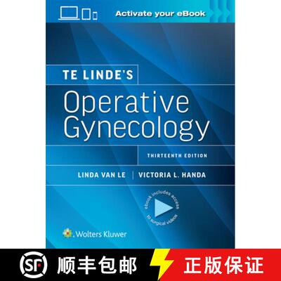 【3-4周达】精装 Te Linde's Operative Gynecology: Print + eBook with Multimedia [9781975200091]