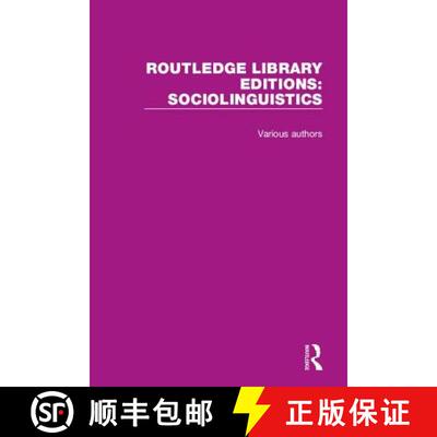 【3-4周达】Routledge Library Editions: Sociolinguistics [9781138349520]