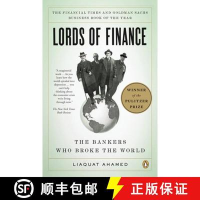 【3-4周达】Lords of Finance: The Bankers Who Broke the World (Pulitzer Prize Winner) [9780143116806]