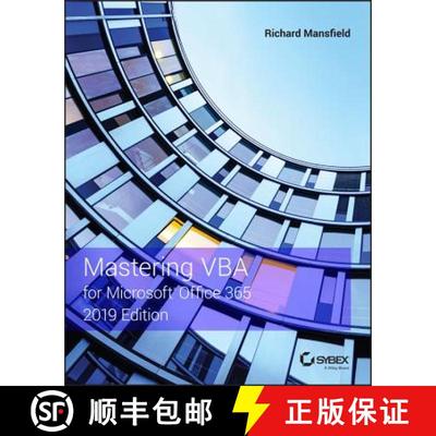 【3-4周达】Mastering Vba For Microsoft Office 365: 2019 Edition [Wiley计算机] [9781119579335]