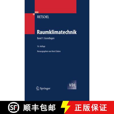 【3-4周达】Raumklimatechnik : Grundlagen (16. Auflage 1994) [9783662311851]