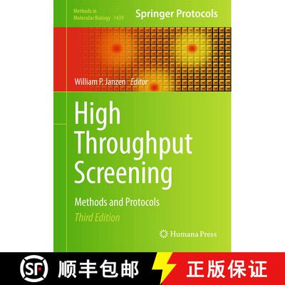 【3-4周达】精装 High Throughput Screening : Methods and Protocols (3rd ed. 2016) [9781493936717]
