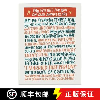 【3-4周达】6-Pack Em & Friends Anniversary Wishes Card [9781642449129]