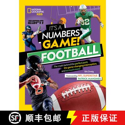 【3-4周达】精装 It's a Numbers Game! Football: The Math Behind the Perfect Punt, the Game-Changing In... [9781426372896]