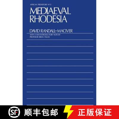 【3-4周达】Medieval Rhodesia [9780415760966]
