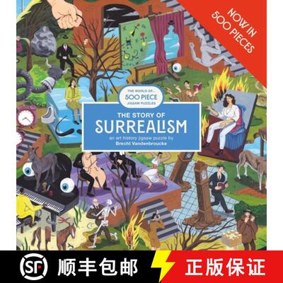 【3-4周达】The Story of Surrealism 500 Piece Puzzle: An Art History Jigsaw Puzzle [9781399634625]
