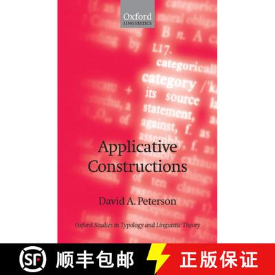 【3-4周达】Applicative Constructions [9780199270927]