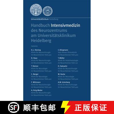 【3-4周达】Handbuch Intensivmedizin des Neurozentrums am Universitätsklinikum Heidelberg [9783540694861]
