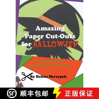 【3-4周达】Amazing Paper Cut Outs for Halloween [9780976886990]