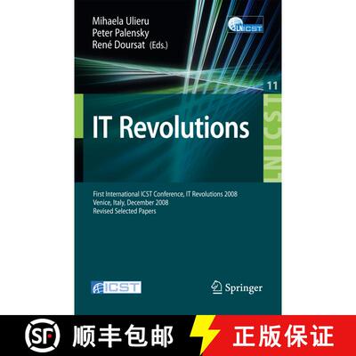 【3-4周达】IT Revolution : First International ICST Conference, IT Revolutions 2008, Venice, Italy, D... [9783642039775]