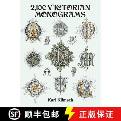 预订 2,100 Victorian Monograms [9780486283012]