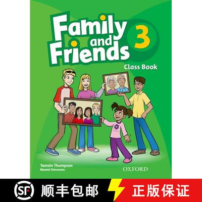 【3-4周达】Family and Friends: 3: Class Book [9780194812245]