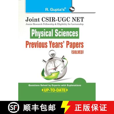 【3-4周达】Joint CSIR-UGC NET : Physical Sciences - Previous Years' Papers (Solved) [9789386298652]