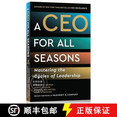 现货 四季CEO: 驾驭领导力周期 简装 A CEO for All Seasons: Mastering the Cycles of Leadership [9781668212578]