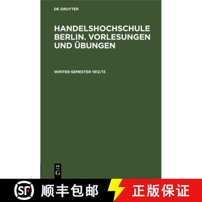 【3-4周达】精装 Winter–Semester 1912/13 [9783112674611]
