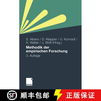 【3-4周达】Methodik der empirischen Forschung (3., erw. Auflage 2009) (3., erw. Auflage 2009) (3., er... [9783834917034]