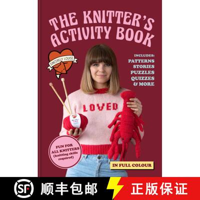【3-4周达】The Knitter's Activity Book: Patterns, Stories, Puzzles, Quizzes & More [9781911163596]