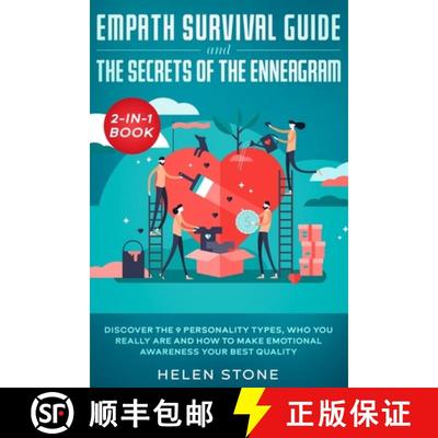 【3-4周达】Empath Survival Guide and The Secrets of The Enneagram 2-in-1 Book: Discover The 9 Persona... [9781648661099]