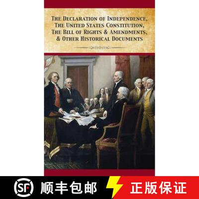 【3-4周达】精装 The Declaration Of Independence, United States Constitution, Bill Of Rights & Amendments [9781680920550]