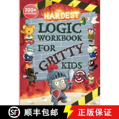 【3-4周达】The Hardest Logic Workbook for Gritty Kids: Spatial Reasoning, Math Puzzles, Word Games, L... [9798989830114]