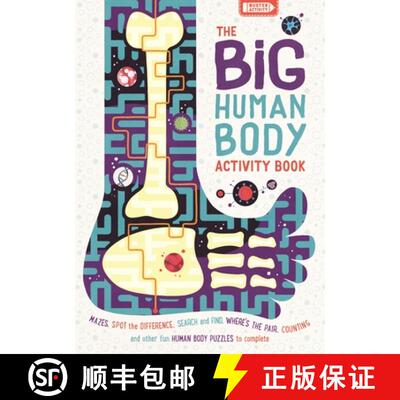 【3-4周达】Big Human Body Activity Book: Mazes, Spot the Difference, Search and Find, Where's the Pai... [9781780556321]
