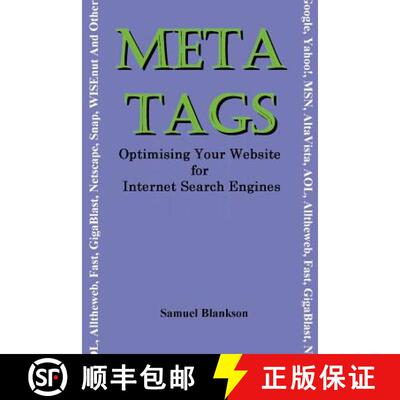 【3-4周达】Meta Tags: Optimising Your Website for Internet Search Engines (Google, Yahoo!, MSN, AltaV... [9781905789986]