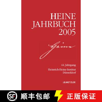 【3-4周达】Heine-Jahrbuch 2005: 44. Jahrgang [9783476021120]