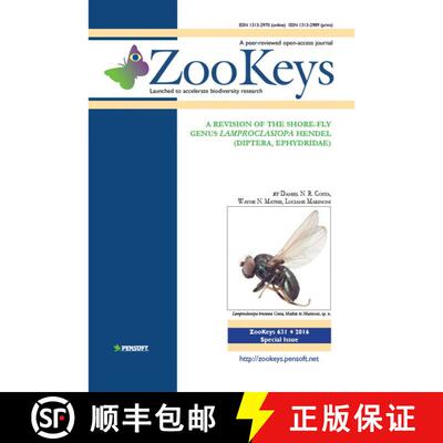 预订 ZooKeys 631: A Revision of the Shore-Fly Genus Lamproclasiopa Hendel (Diptera, Ephydridae) [9789546428394]