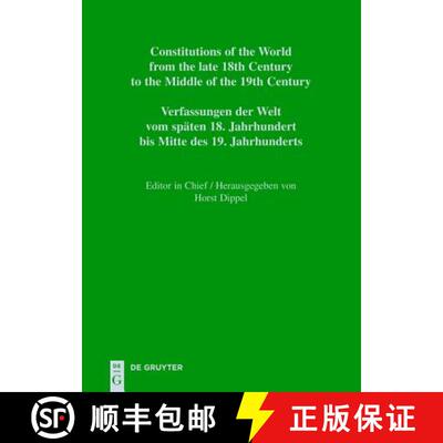 【3-4周达】精装 Constitutions of the World from the late 18th Century to the Middle of  the 19th Cent... [9783110260564]