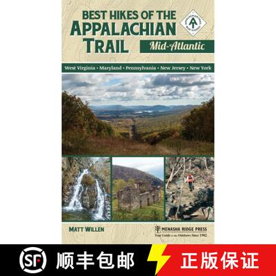 【3-4周达】Best Hikes of the Appalachian Trail: Mid-Atlantic [9781634040686]