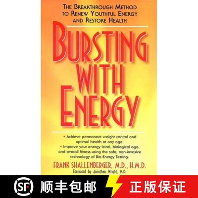 【3-4周达】Bursting with Energy : The Breakthrough Method to Renew Youthful Energy and Restore Health [9781591201274]