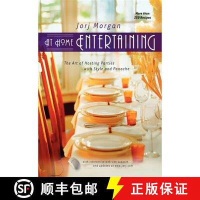 【3-4周达】精装 At Home Entertaining : The Art of Hosting a Party with Style and Panache [9781630262730]