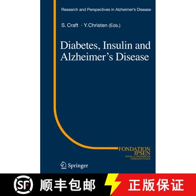 【3-4周达】精装 Diabetes, Insulin and Alzheimer's Disease [9783642042997]