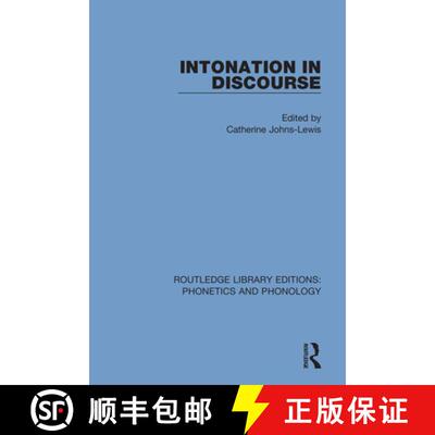 【3-4周达】INTONATION IN DISCOURSE (RLE, PHONE [9781138604193]