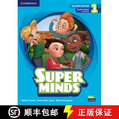 【3-4周达】Super Minds Second Edition Level 1 Student's Book with eBook British English [With eBook] [9781108812214]