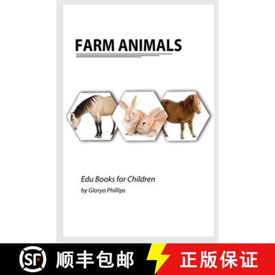 【3-4周达】Farm Animals: Montessori real Farm Animals book, bits of intelligence for baby and toddler... [9784772834384]