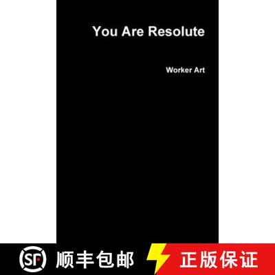 【3-4周达】You are resolute [9780359272303]